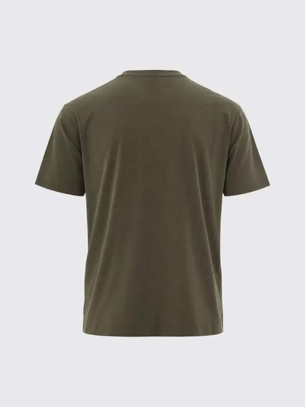 Emporio Armani Lyocell And Cotton Logo T-shirt - Green