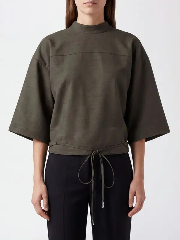 Jacquemus Top With Tie Detail - Grey