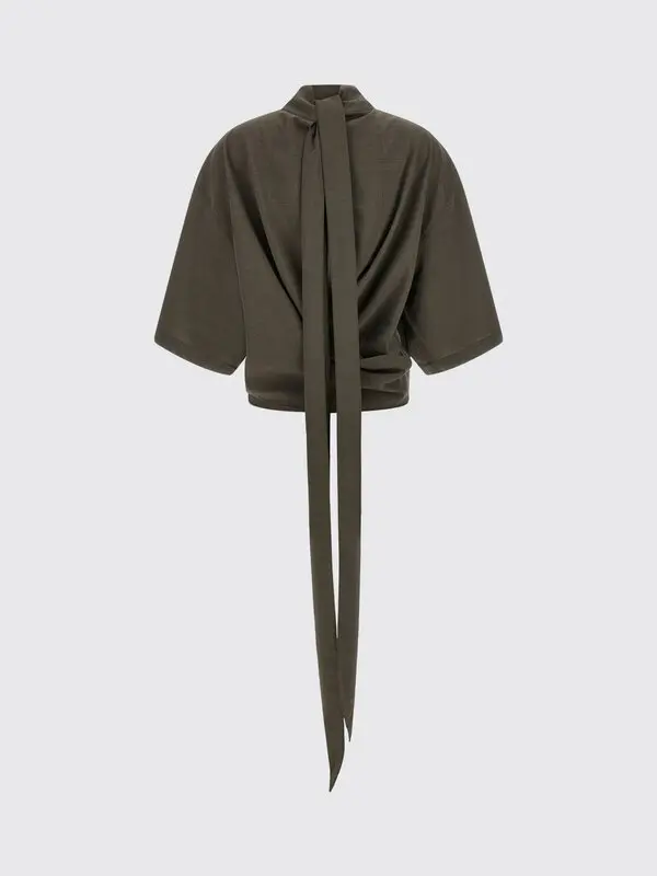 Jacquemus Top With Tie Detail - Grey