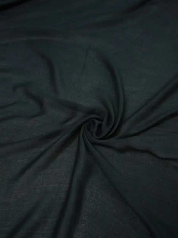 Emporio Armani Modal And Viscose Blend Scarf With Logo Pattern - Green