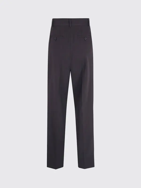 THE FRANKIE SHOP High-waisted Straight Trousers In Crêpe With Darts