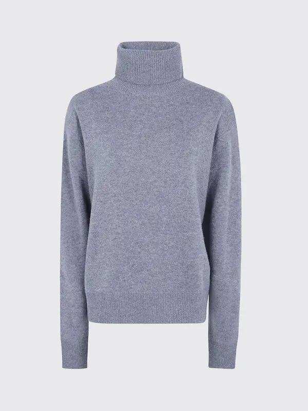 THE FRANKIE SHOP Turtleneck Jumper In Wool And Cashmere With Ribbed Trim