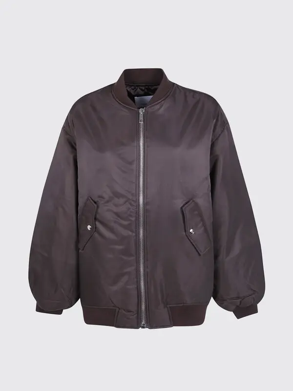 THE FRANKIE SHOP Doyer Nylon Bomber Jacket With Zip Closure And Pockets