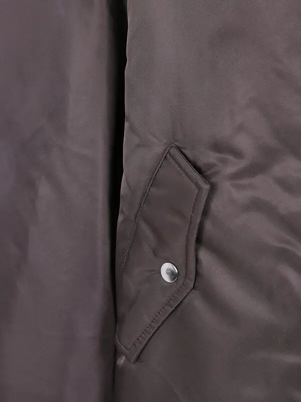 THE FRANKIE SHOP Doyer Nylon Bomber Jacket With Zip Closure And Pockets