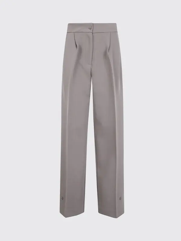 THE FRANKIE SHOP Doyer High-waisted Wide Leg Trousers In Crêpe With Darts