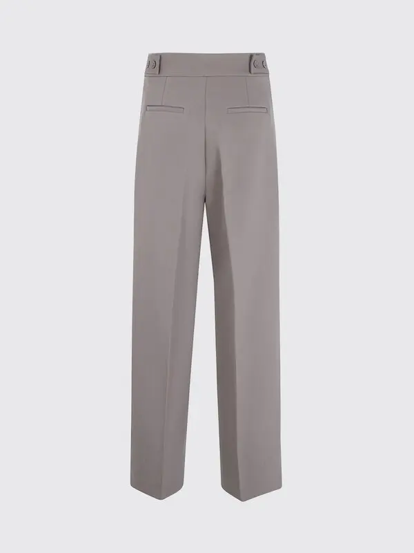 THE FRANKIE SHOP Doyer High-waisted Wide Leg Trousers In Crêpe With Darts
