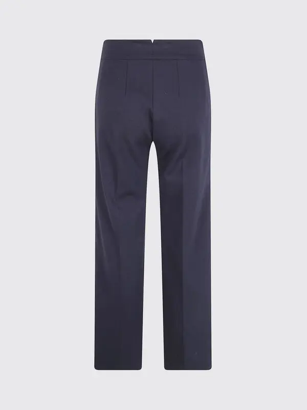SEMICOUTURE High-waisted Wide-leg Trousers In Stretch Viscose Jersey - Black