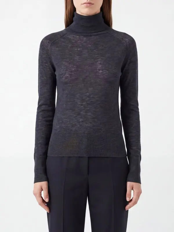 JOSEPH Slim Fit Turtleneck Jumper In 100% Cashmere With Ribbed Trim