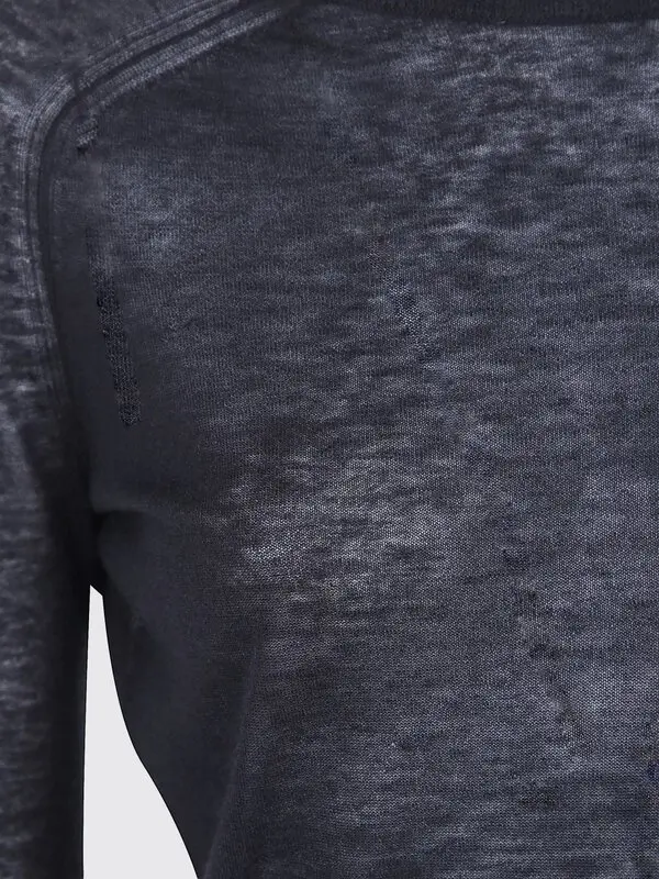 JOSEPH Slim Fit Crewneck Jumper In 100% Cashmere With Ribbed Edges