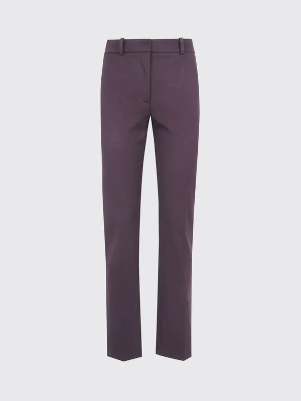 JOSEPH High-waisted Slim Fit Chino Trousers In Cotton And Viscose Blend