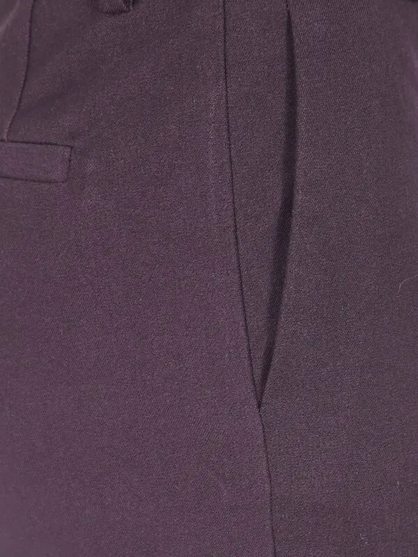JOSEPH High-waisted Slim Fit Chino Trousers In Cotton And Viscose Blend