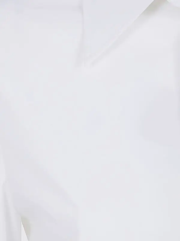 MAISON MARGIELA Slim Fit Cotton Poplin Shirt With Patch Pocket