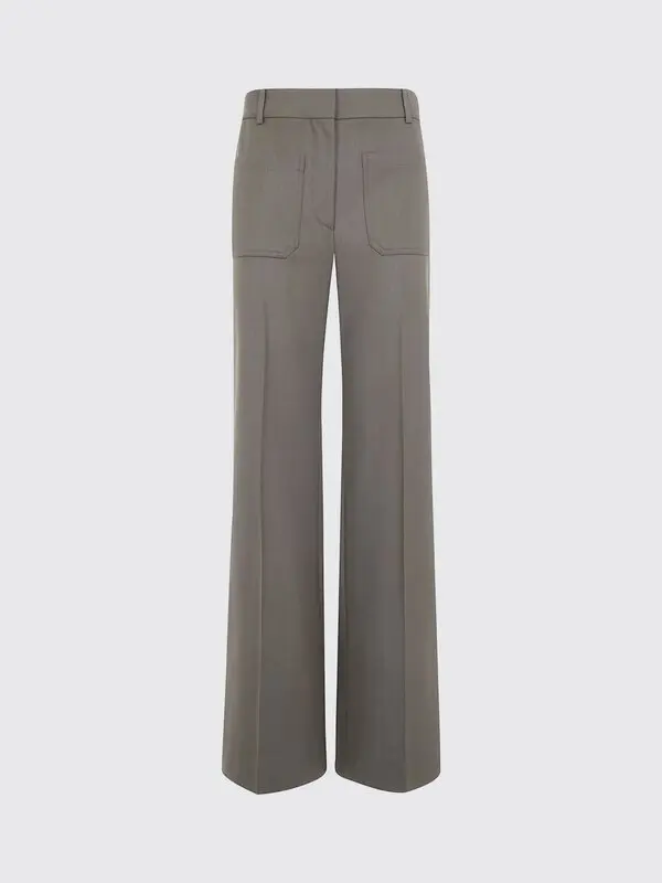 Victoria Beckham Alina Tailored Wide-leg Trousers In Wool Blend