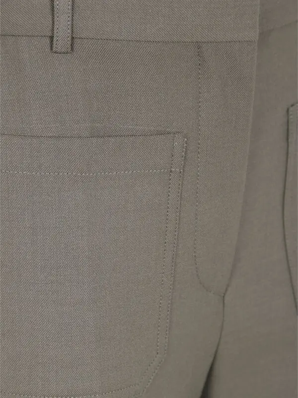 Victoria Beckham Alina Tailored Wide-leg Trousers In Wool Blend