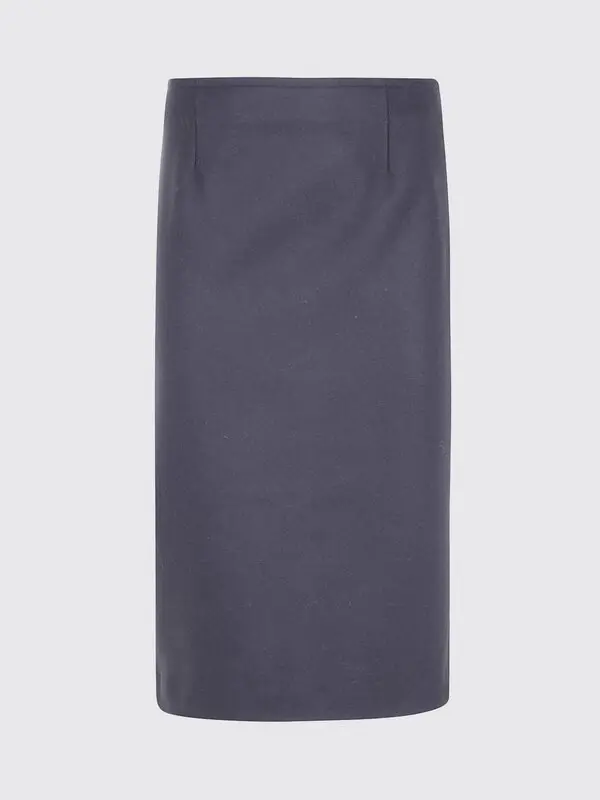 MAISON MARGIELA Midi Pencil Skirt In Wool Blend With Back Vent