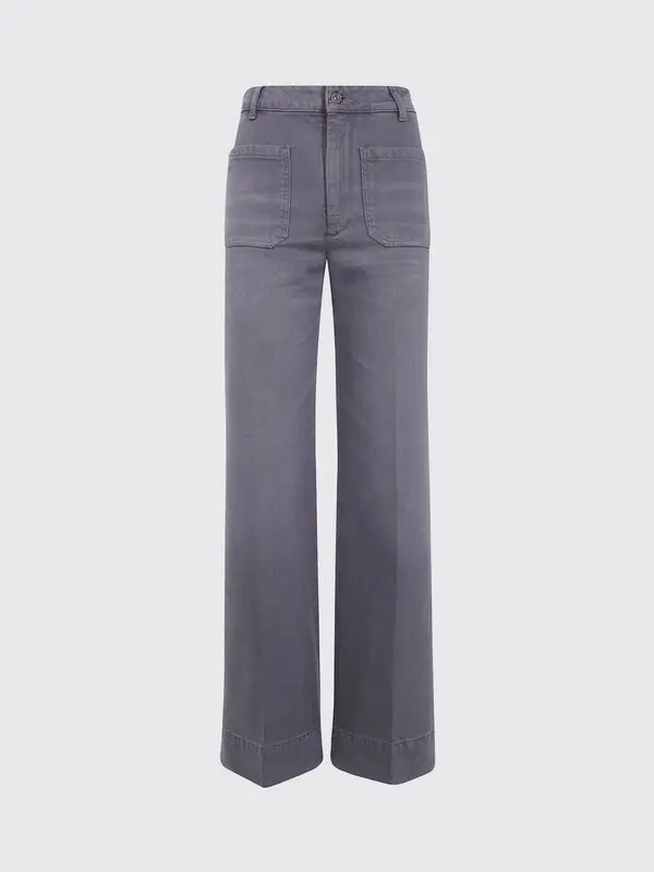 Victoria Beckham Alina High-waisted Straight Fit Cotton Denim Jeans