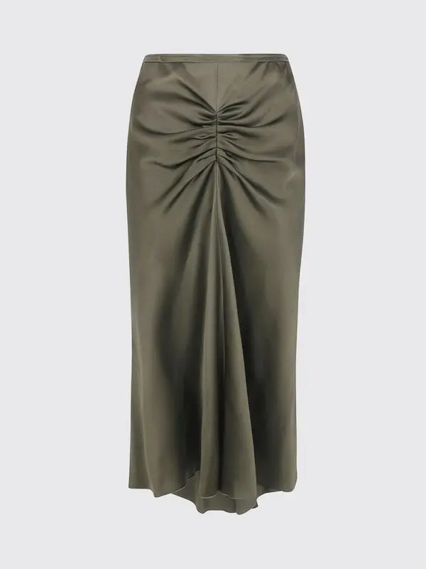 Victoria Beckham High-waisted Ruched Midi Pencil Skirt