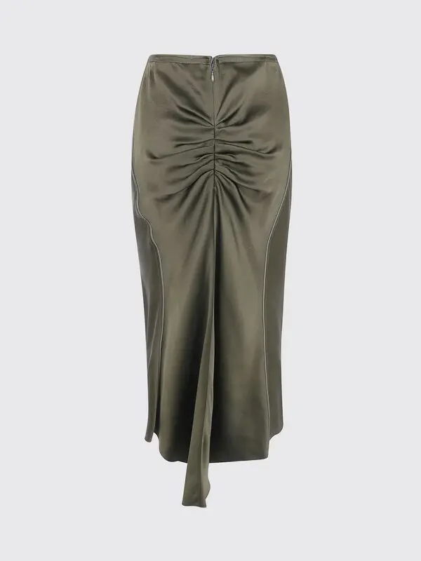 Victoria Beckham High-waisted Ruched Midi Pencil Skirt