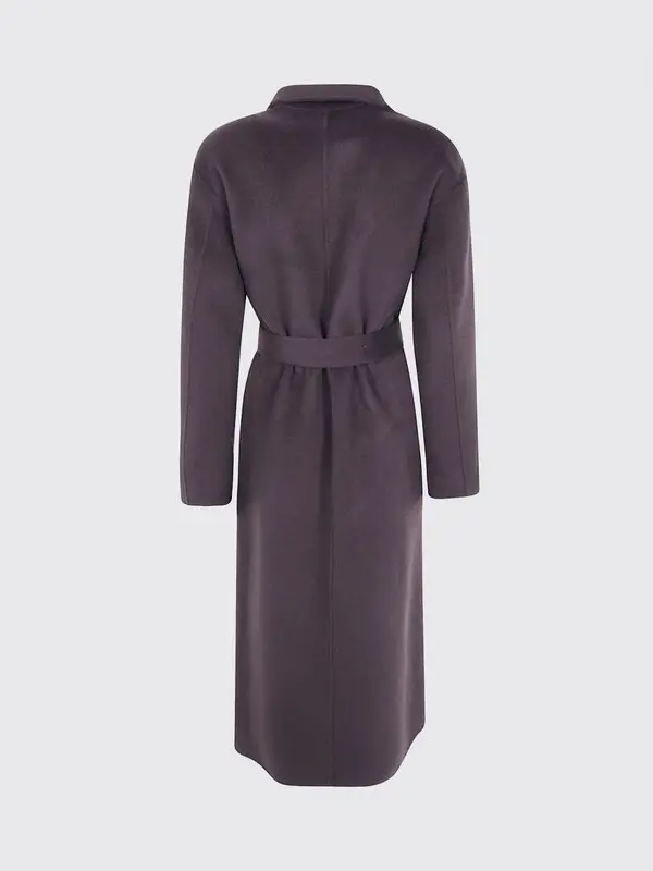 Filippa K Hooded Wool Robe Coat With A Tie-waist Belt