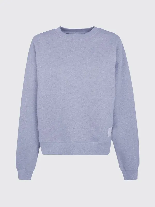 RÓHE Relaxed Fit Crewneck Sweatshirt In Organic Cotton With Dropped Shoulders