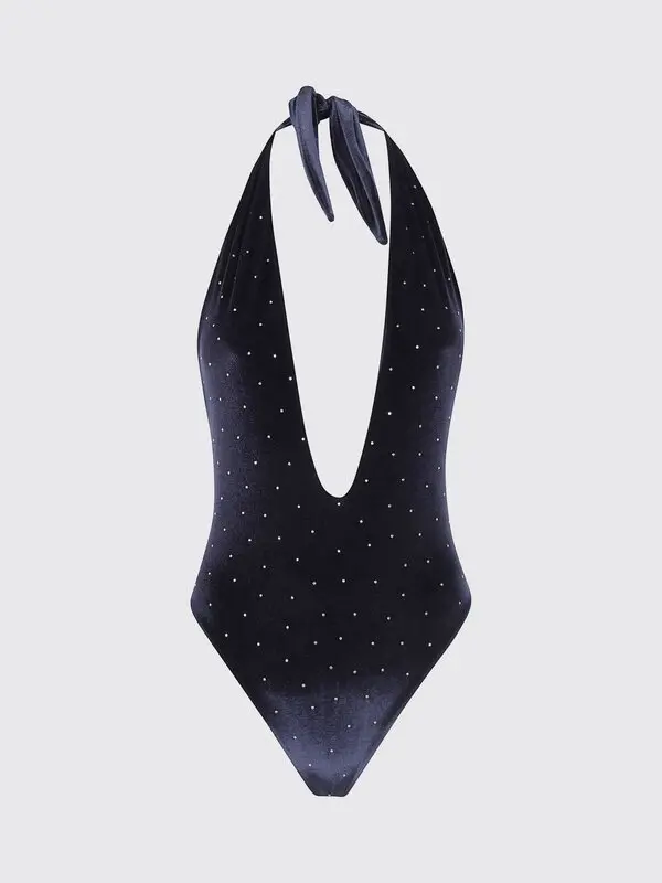 Balmain Embellished Halterneck One Piece