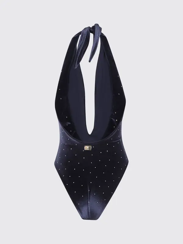 Balmain Embellished Halterneck One Piece