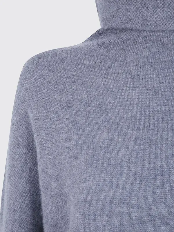 KUJTEN 100% Cashmere Turtleneck Jumper With Long Sleeves And Ribbed Trims