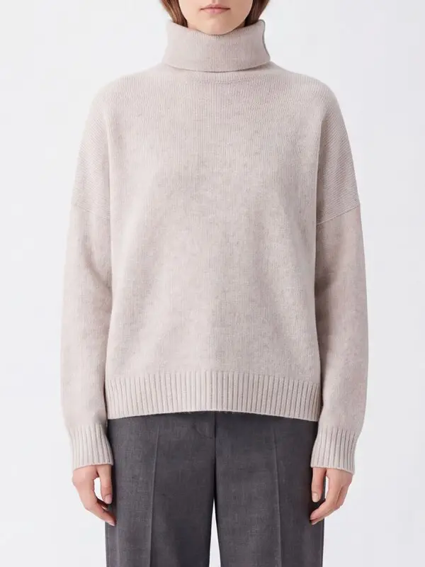 KUJTEN 100% Cashmere Turtleneck Jumper - Pink