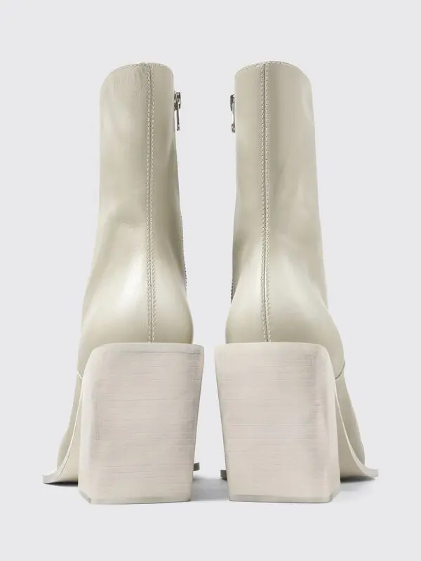 Camper Escandalo Leather Western Boots With Square Toe