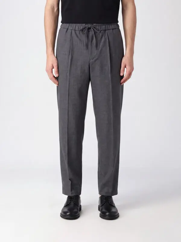 AMI Paris Cotton Trousers - Grey