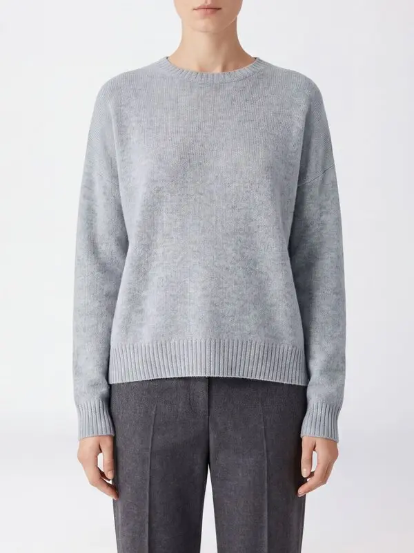 KUJTEN 100% Cashmere Crewneck Jumper - Green