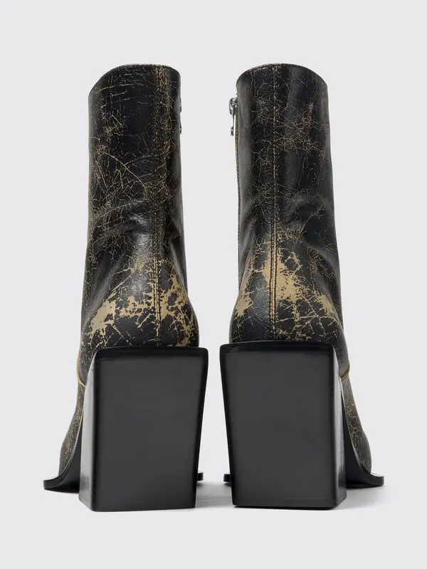 Camper Escandalo Bi Crackled Leather Western Boots