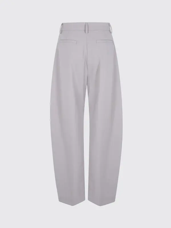 THELATEST Dina High-waisted Baggy Wide-leg Trousers In Virgin Wool Blend - White