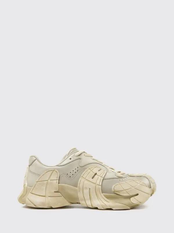 Camper Tormenta Distressed Leather Lace-up Sneakers - Multicolor