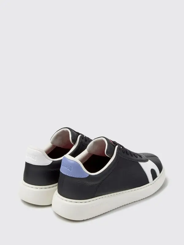 Camper Twins Low-top Calfskin Trainers With Contrast Logo