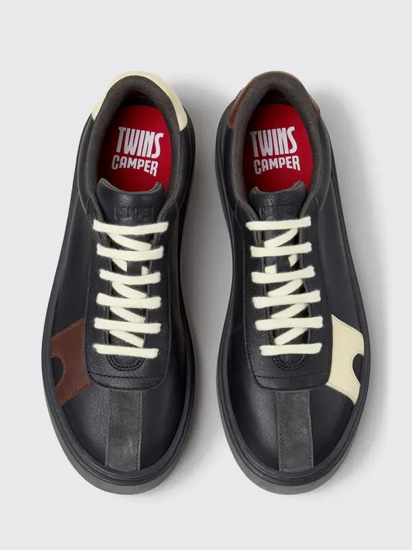 Camper Low-top Calfskin Trainers With Contrast Logo