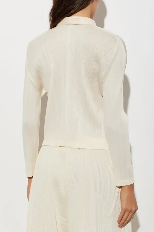 Issey Miyake Pleated Cardigan