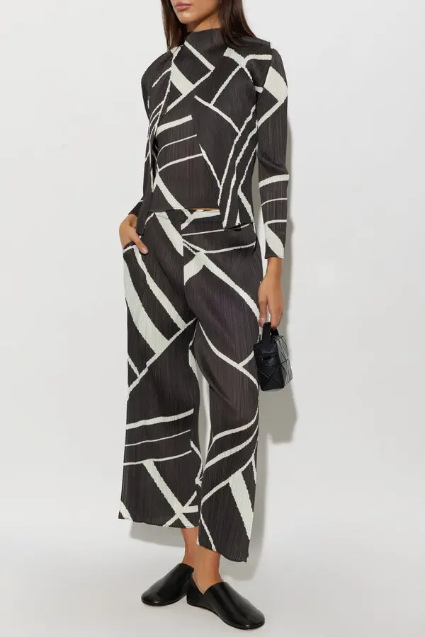 Issey Miyake Pleated Cardigan