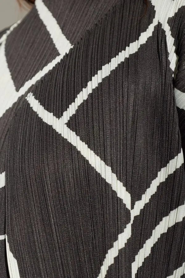 Issey Miyake Pleated Cardigan