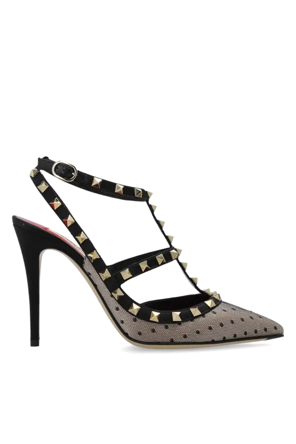 Valentino Garavani Satin High-heeled Shoes - Black