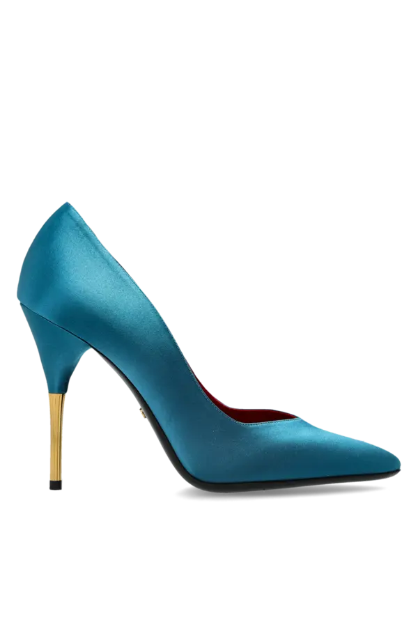 Valentino Garavani Satin High-heeled Shoes - Blue