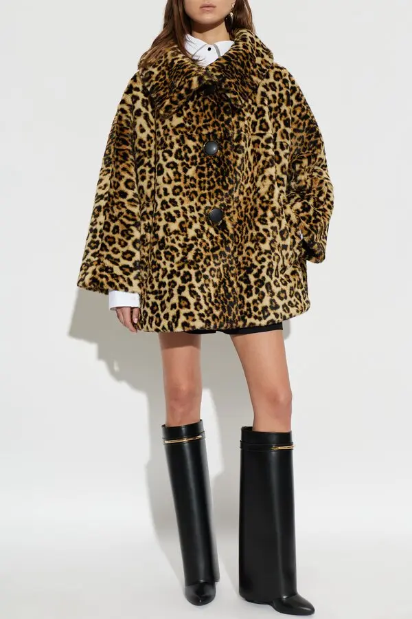 Givenchy Animal Print Coat