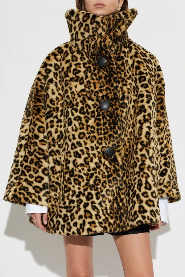 Givenchy Animal Print Coat