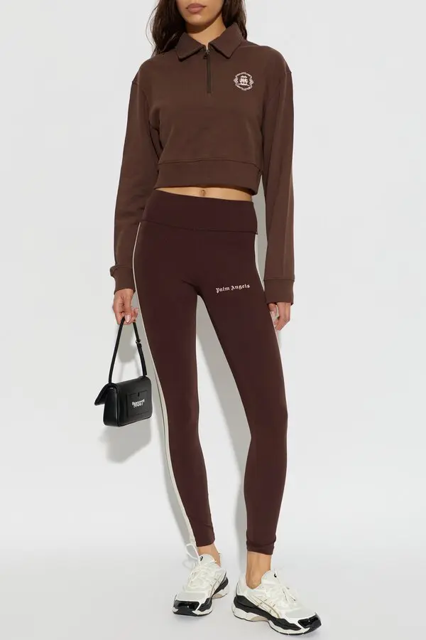 Palm Angels Long Sleeve Polo