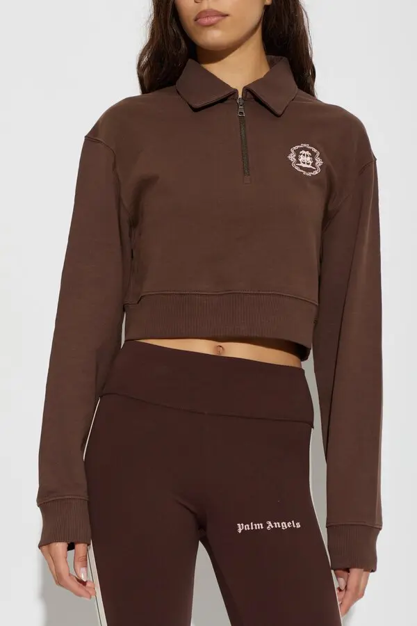Palm Angels Long Sleeve Polo