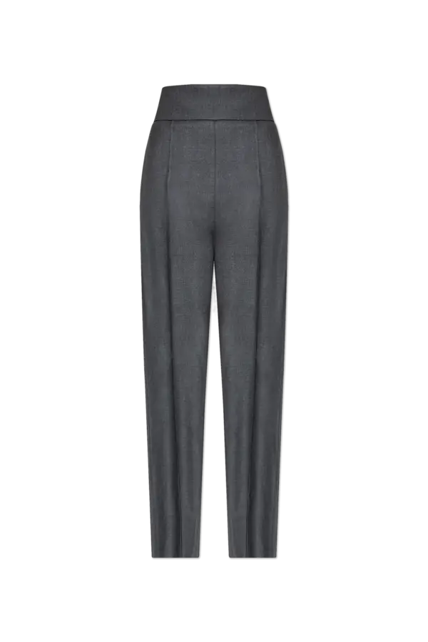 Valentino Garavani Creased Trousers - Grey