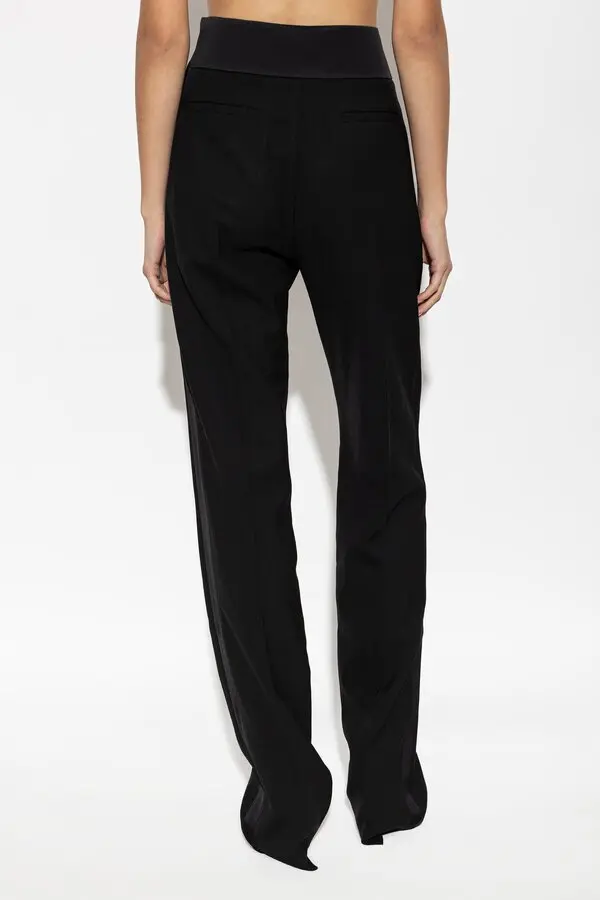 Valentino Garavani Wool Pleated Dress Pants