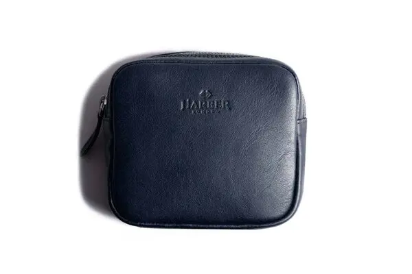 HARBER LONDON Dopp Kit Navy
