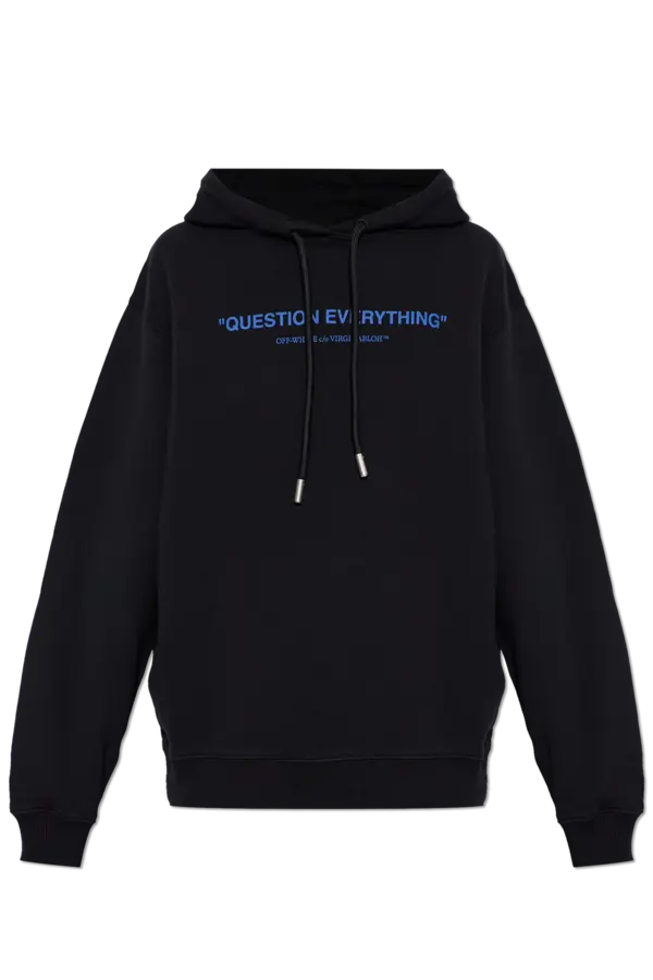 Off-White Sweatshirt With Print - Black