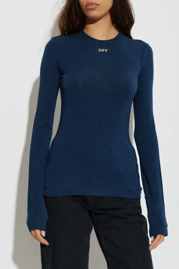 Off-White Long Sleeve Top